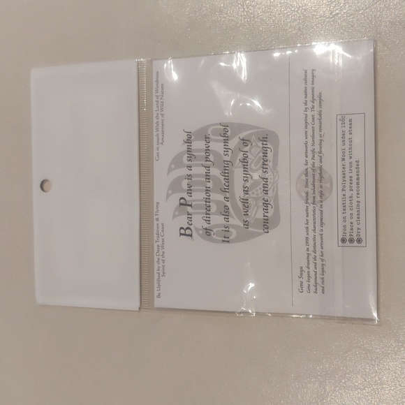 Other | 3 Embroidered Patch Bear Paw Indigenous Design | Poshmark